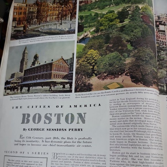 Saturday Evening Post | Art | Sept 945 Post Magazine Boston Luftwaffe ...